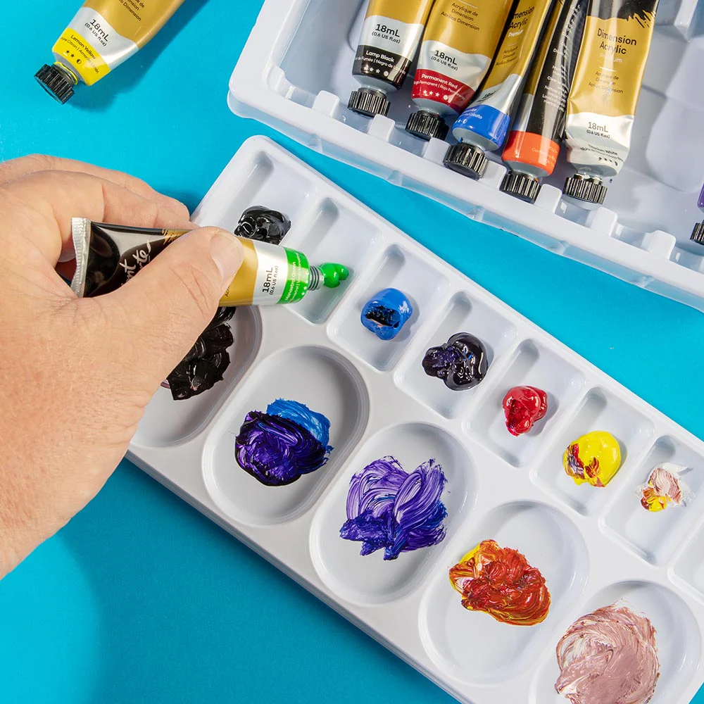 Mont Marte Disposable Plastic Palettes Discovery 5pc - Art Lab