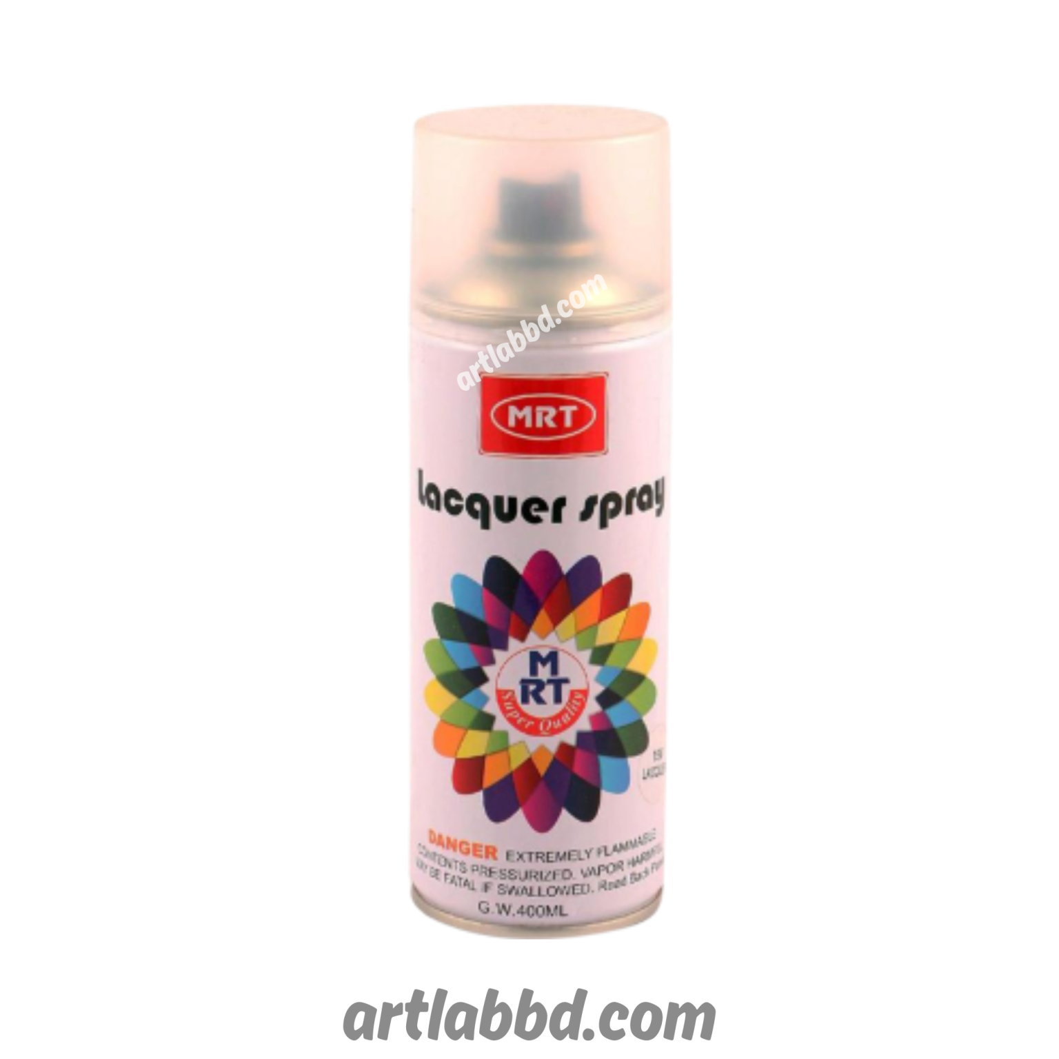 MRT Lacquer Spray Paint 400ml Clear Color - Art Lab